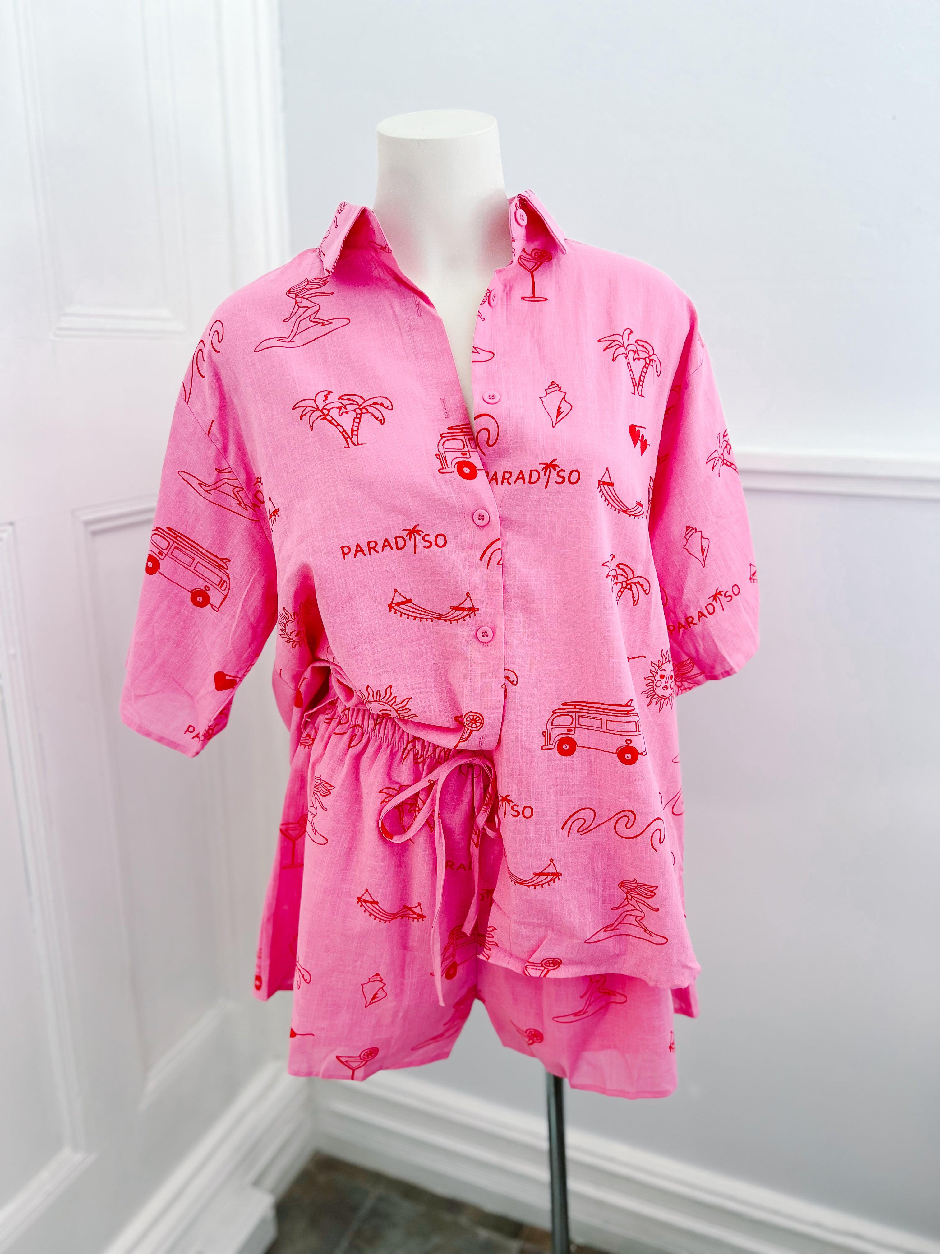 Paradiso Set - Pink/Red – Lot 39 Store & Cafe