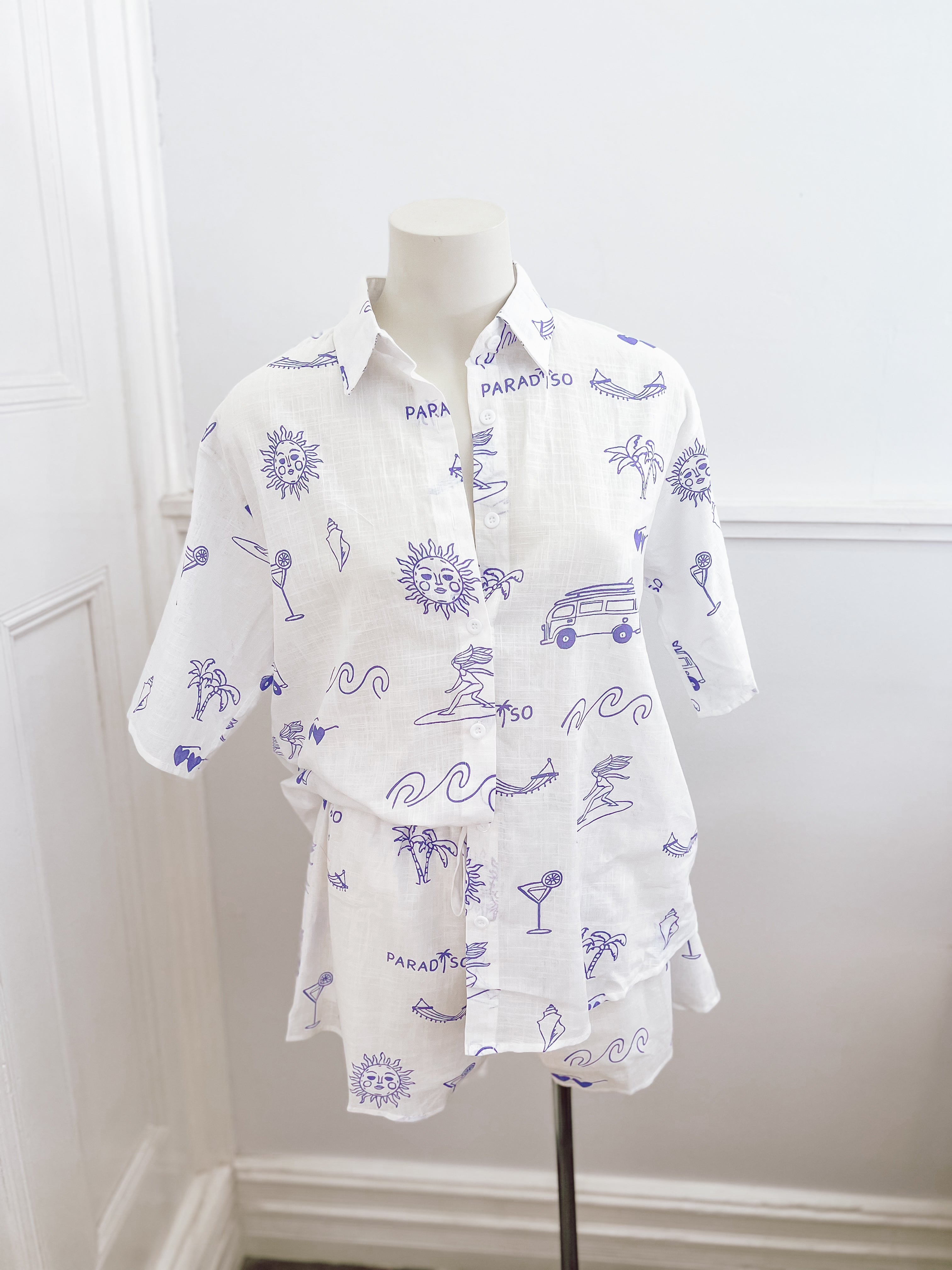 Paradiso Set - White/Blue – Lot 39 Store & Cafe